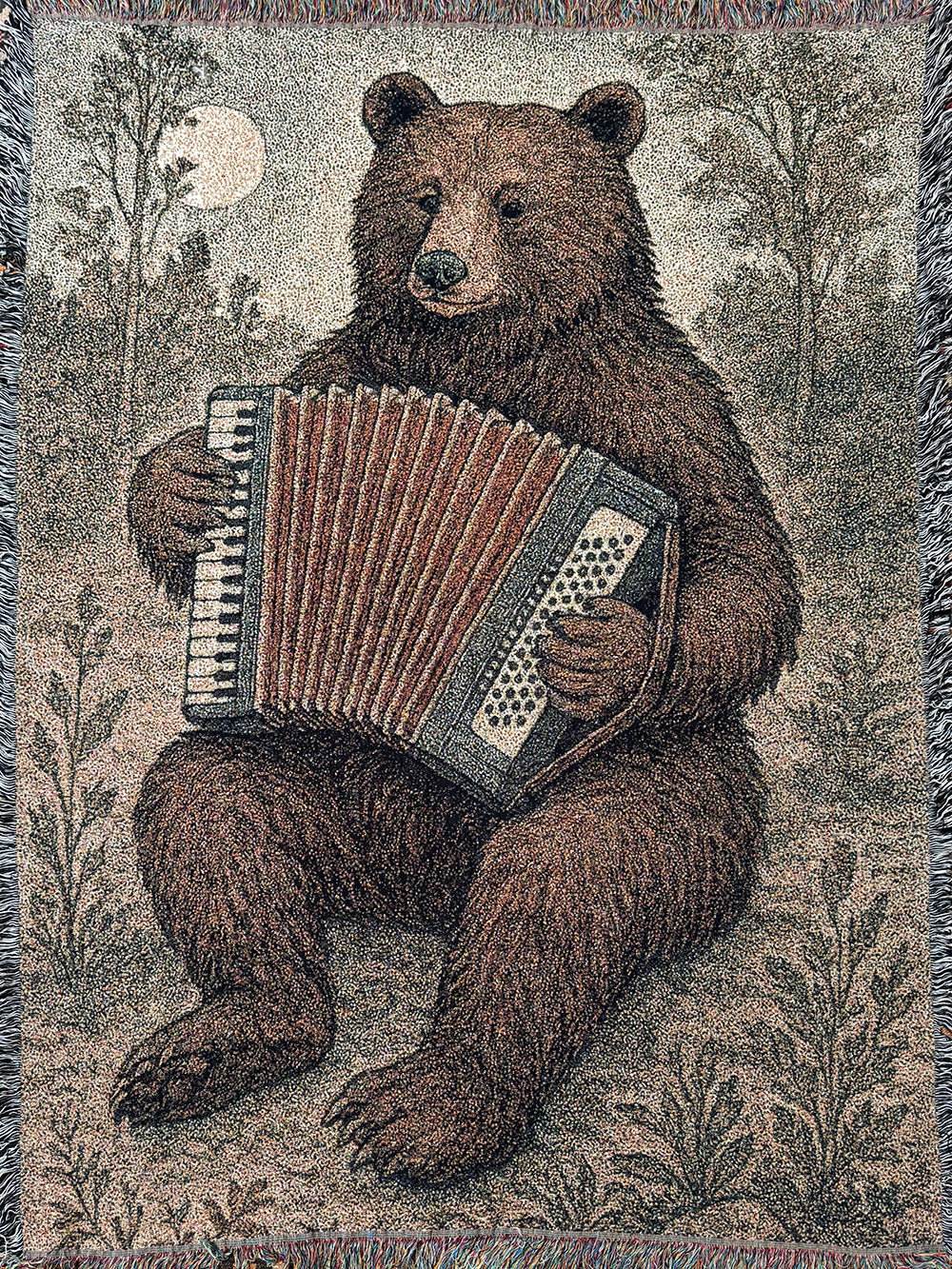 Strike Gently - Accordion Bear Blanket