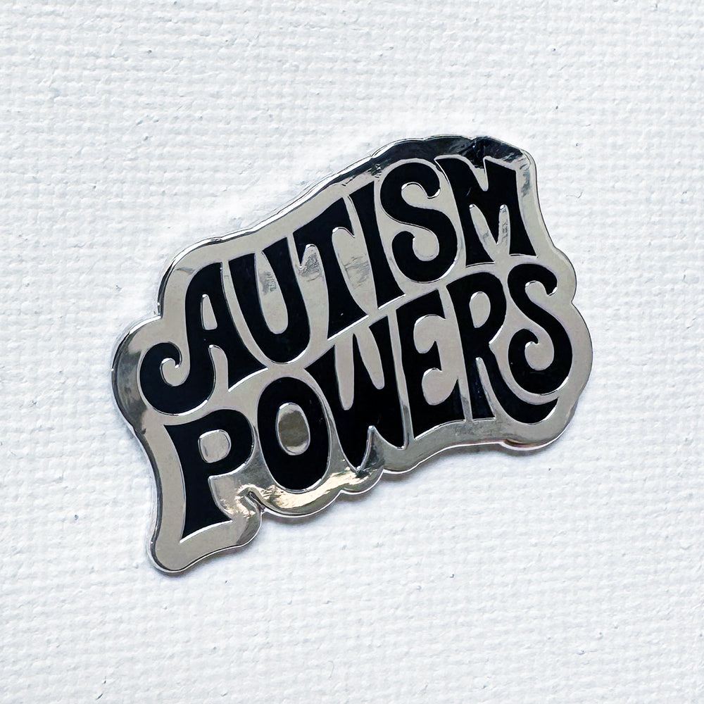 Strike Gently - Autism Powers Pin