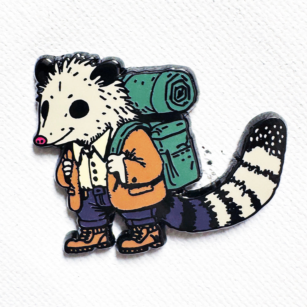 Strike Gently - Freighthopper Possum Pin