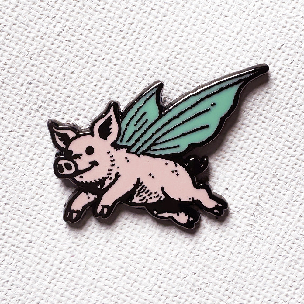 Strike Gently - When Pigs Fly Pin