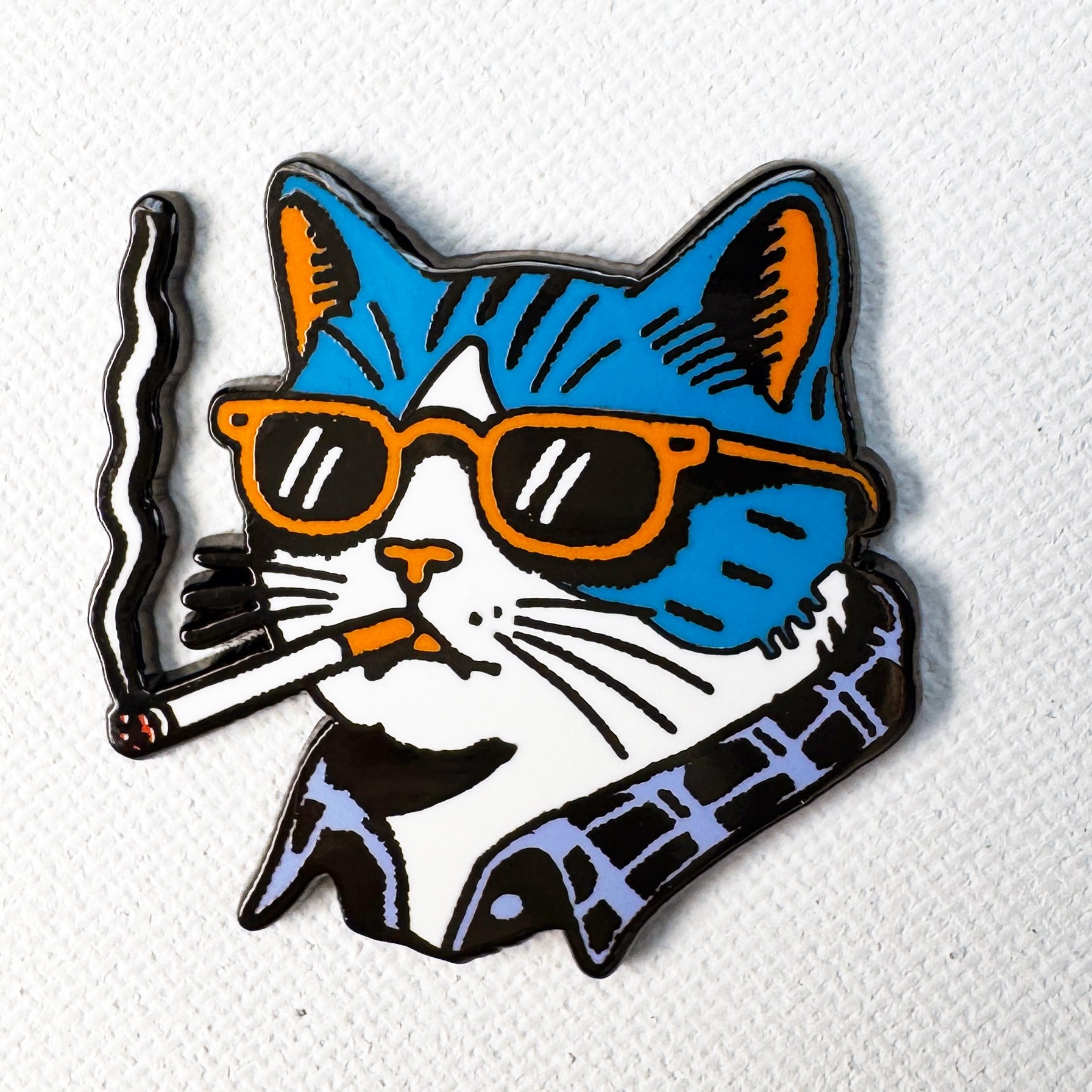 Strike Gently - Cool Cat Pin