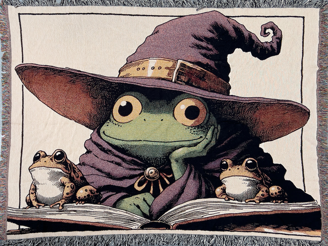 Strike Gently - Frog Mage Blanket