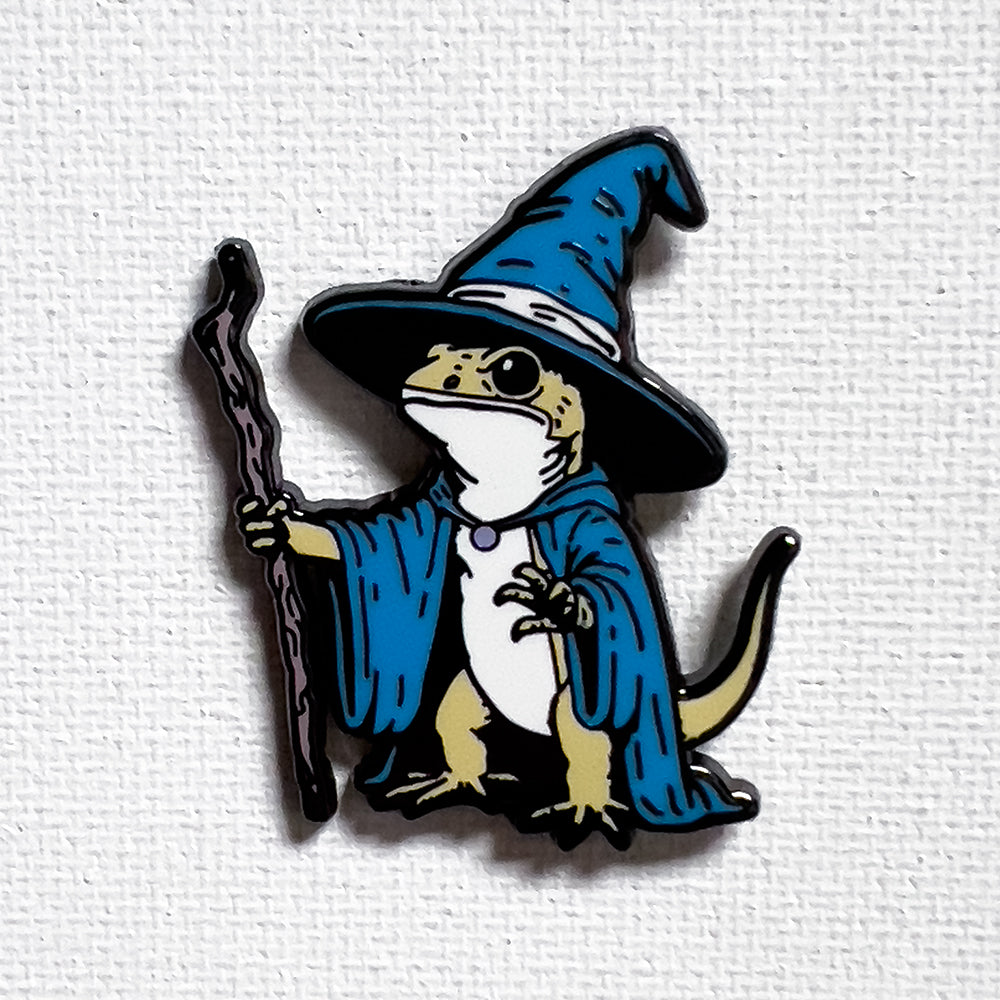 Strike Gently - Lizard Wizard Pin