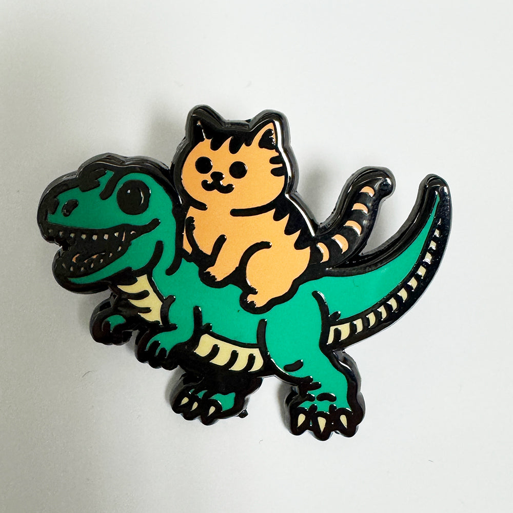 Strike Gently - T. rex Cat Pin